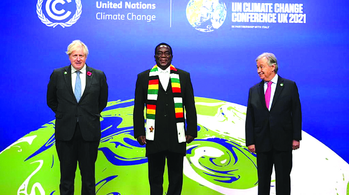 President addresses COP26 today - Zimbabwe Situation