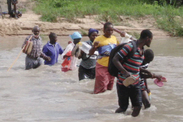 Binga villagers cut off from food aid by flooded river - Zimbabwe Situation